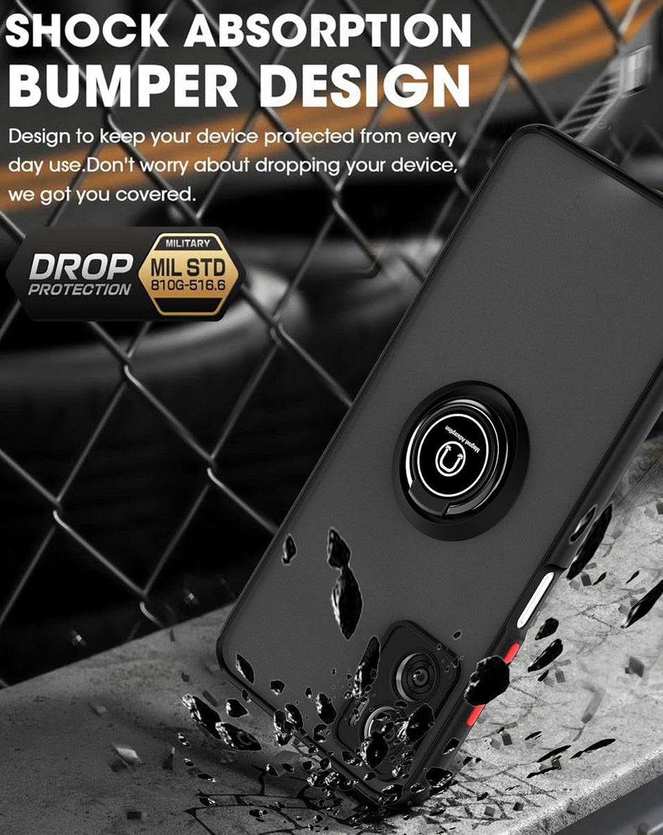 Funda Humo Mate con Anillo Negro – TKpartes mayoreo